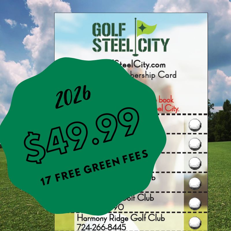 Individual Membership Card for Pittsburgh Golf | Golf Steel City